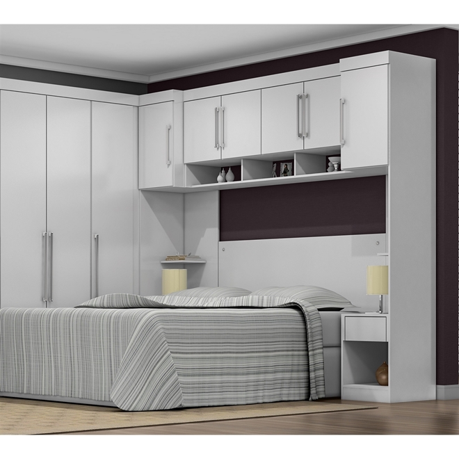 Jogo De Quarto Casal Modulado 6 Pçs Modena - Demóbile 781 - Jogo De ...