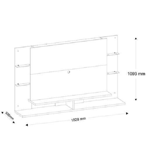 Painel Mimo Para Tv Até 52 Polegadas Marrom - Móveis Leartam 3545 ...